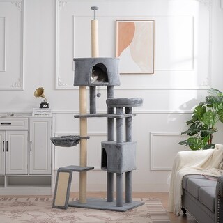 105 -Inch Cat Tree, Cat Tower For Indoor Cats, Multi-Level Cat Condo ...