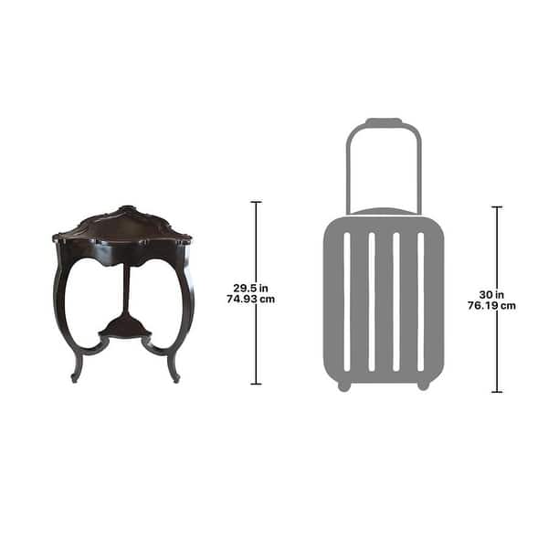 Design Toscano Brighton Manor Triangular Side Table - Bed Bath & Beyond ...