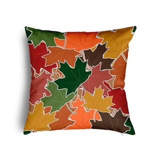 Leaf Pile Fall Accent Pillow with Removable Insert - Bed Bath & Beyond ...
