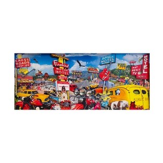 John Roy 'Western Collage 16' Canvas Art - Bed Bath & Beyond - 39537733