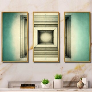 Designart "Intimate Illustrations In Faded Retro Tones III" Modern ...