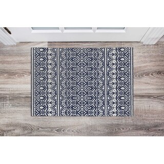KAYLA NAVY Doormat By Kavka Designs - Bed Bath & Beyond - 32678867