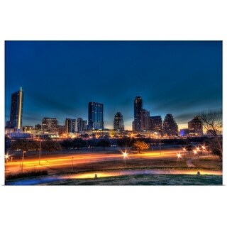 "Austin Skyline" Poster Print - Multi - Bed Bath & Beyond - 21004715