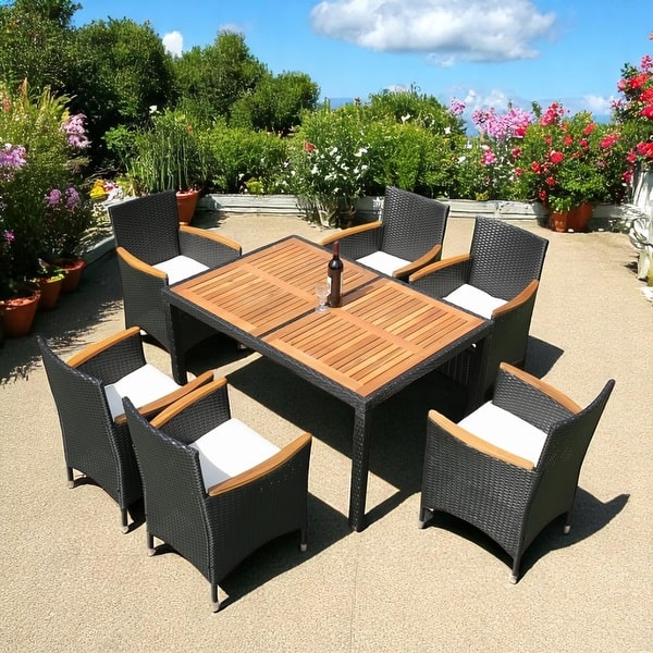 comfortable garden dining set