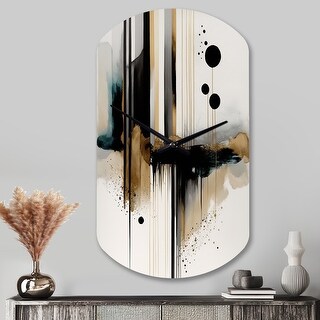 Abstract Transitional Modern Shapes I - Abstract Shapes Wall Clocks in ...