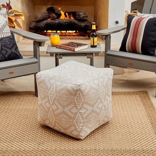 Sorra Home Sunbrella Pendleton Outdoor Bean Pouf - Bed Bath & Beyond - 40585328
