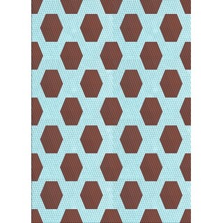 Ahgly Company Machine Washable Transitional Tron Blue Area Rugs - Bed ...