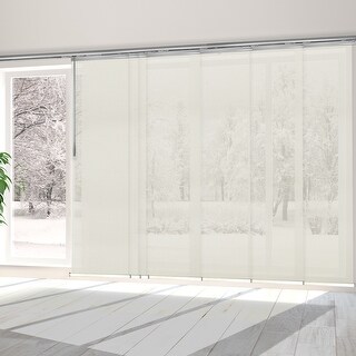 InStyleDesign Ash Sieve 7-Panel Single Rail Panel Track Extendable 110 ...