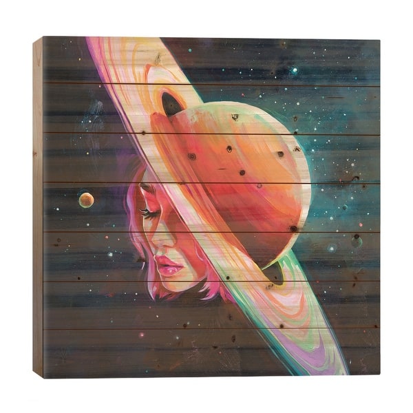 Dizzy Dream Print On Wood by Eva Gamayun - Multi-Color - Bed Bath ...