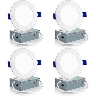 4 Pack 4 Inch LED Recessed Ceiling Light - 4 Inch - Bed Bath & Beyond ...