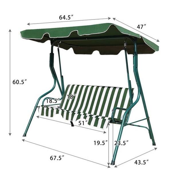 Outdoor Swing with Canopy - Bed Bath & Beyond - 36019816