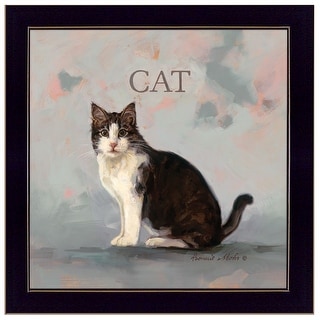 Clive The Cat Black Framed Print Wall Art - Bed Bath & Beyond - 39739696