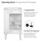 20" Freestanding Bathroom Vanity with Ceramic Sink, Soft-Close Door and ...