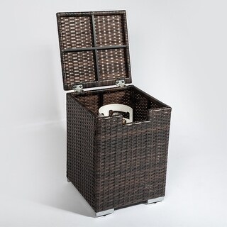 Rattan Outdoor Wicker Gas Cylinder Cover - Bed Bath & Beyond - 36764557
