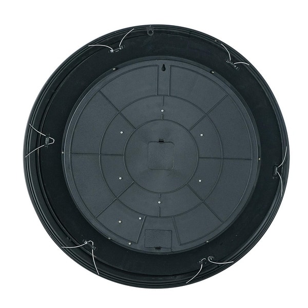 exposed gears wall clock