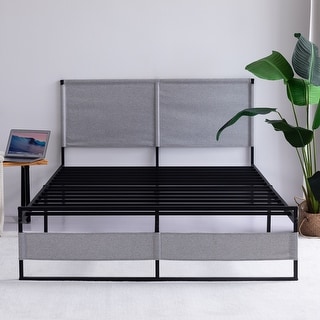 King Carbon Steel Bed Frame with Storage - Bed Bath & Beyond - 40614928
