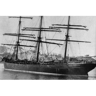 Alaska Packers' Star Fleet Black and White Gallery Wrapped Canvas - Bed ...