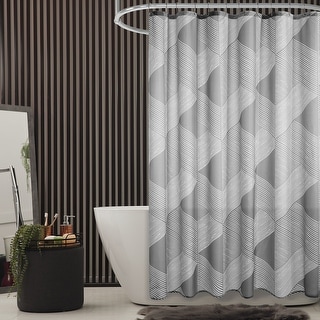 Deconovo Waterproof Shower Curtain Pleat Pattern 1 Panel - Bed Bath ...