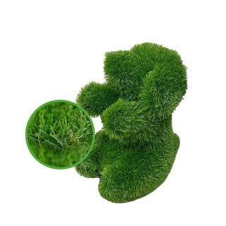 Artificial Turf Animal Topiary Green Sitting Dog - Unique Decor - Bed ...