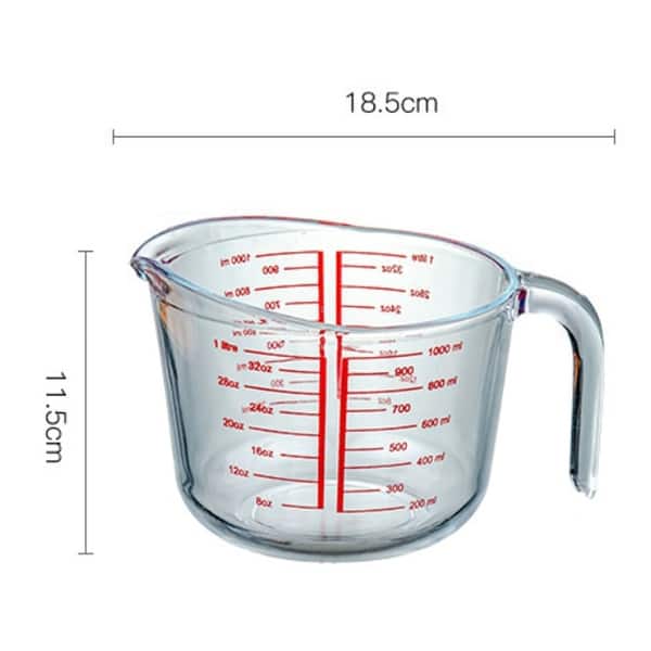 Lan Milk Cup Multifunctional With Scale Glass Heat Resisting Measuring ...