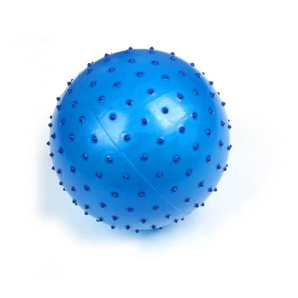 Inflatable Blue Spiky Body Exercise Stress Relief Massage Ball for Kid ...