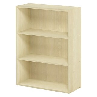 3-Tier Open Shelf Wood Bookcase - Steam Beech - as picture - Bed Bath ...
