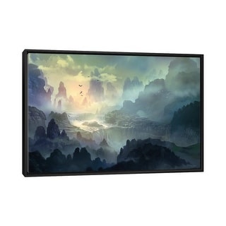 iCanvas "Torrent Of Gelion" by Ferdinand Ladera Framed Canvas Print ...