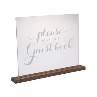 Please Sign Our Guestbook Acrylic Sign, Wedding, Home Decor, Decorative ...