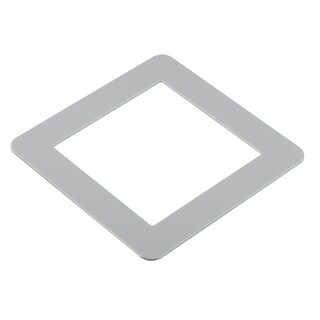Switch Surround Plate Decoration Single Gang Acrylic Grey 126mm x 126mm ...