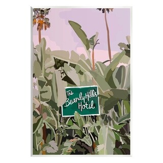 Stupell Beverly Hills Tropical Vacation Wall Plaque Art, Design by ...