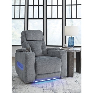 Signature Design by Ashley Forest Lake Gray Power Recliner - Bed Bath ...