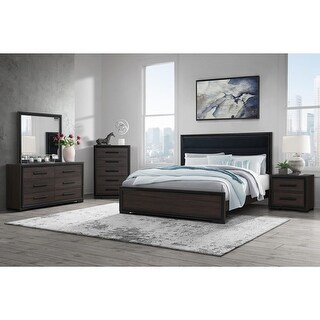 Amelia Full Brown 5PC Bedroom Set - Bed Bath & Beyond - 42141118