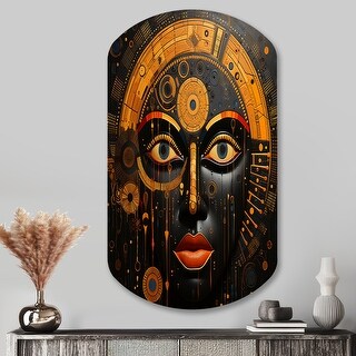 African Tribes Sacred Patterns V - African Tribal Sculptures Wall Art ...