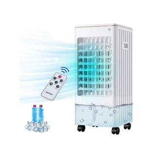Portable Evaporative Air Cooler Fan Anion Humidify with Remote Control ...