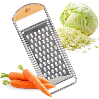 Kings County Tools Cheese Grater - Stainless Steel Flat Food Grater ...