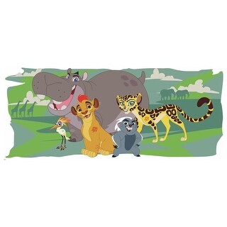 RoomMates RMK3175GM 15-4/5" x 38-1/2" - Lion Guard and Friends - Self ...