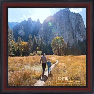 14x14 Traditional Mahogany Wood Picture Square Frame - Bed Bath ...