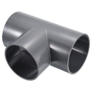 3 Way Tee Pipe Fittings UPVC, Joint Coupling Pipe Adapter - 4-21/64 ...