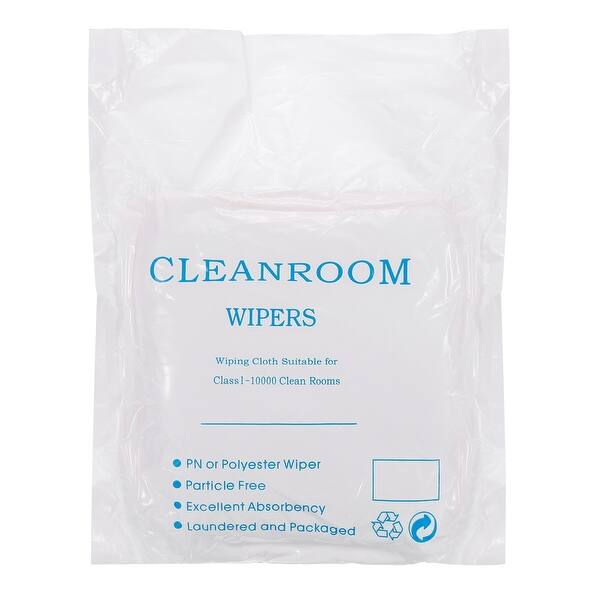 Clean Room Wiper 9"x9" Double Knit Polyester Laser Sealed Edge A308 ...