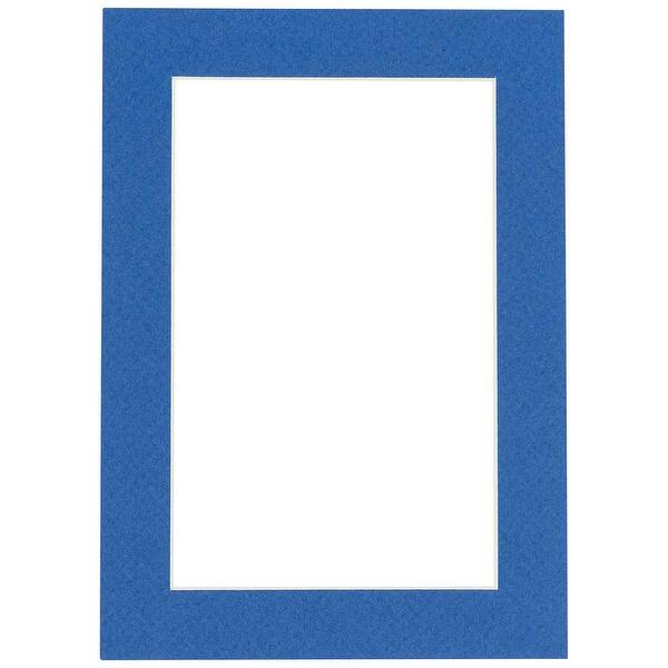 6x9 Mat Bevel Cut for 4x6 Photos - Acid Free Royal Blue Precut Matboard ...