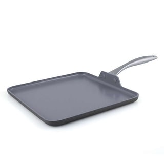 GreenPan Ceramic Non-Stick Square Griddle - 11'' - Bed Bath & Beyond ...