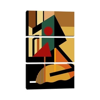 iCanvas "The Geometrist" by The Usual Designers 3-Piece Canvas Wall Art ...