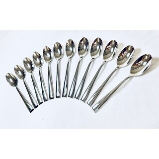 Red Vanilla Angle Soup Spoons Set / 12 - Bed Bath & Beyond - 41181114