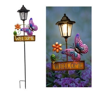 Solar Butterfly Welcome Stake - Bed Bath & Beyond - 31523939