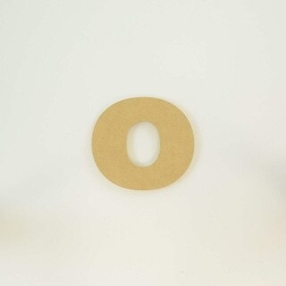 1 Pc, 12 X 3/4" MDF Letter "o" in The Arial Font Lower Case - natural ...