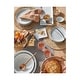 Whiteware Porcelain Buffet Plate Set Of 8 Dinnerware Petite Serving ...
