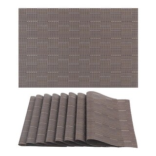 8 Pack Placemats for Kitchen Dining Table Decor Heat Resistant Table ...