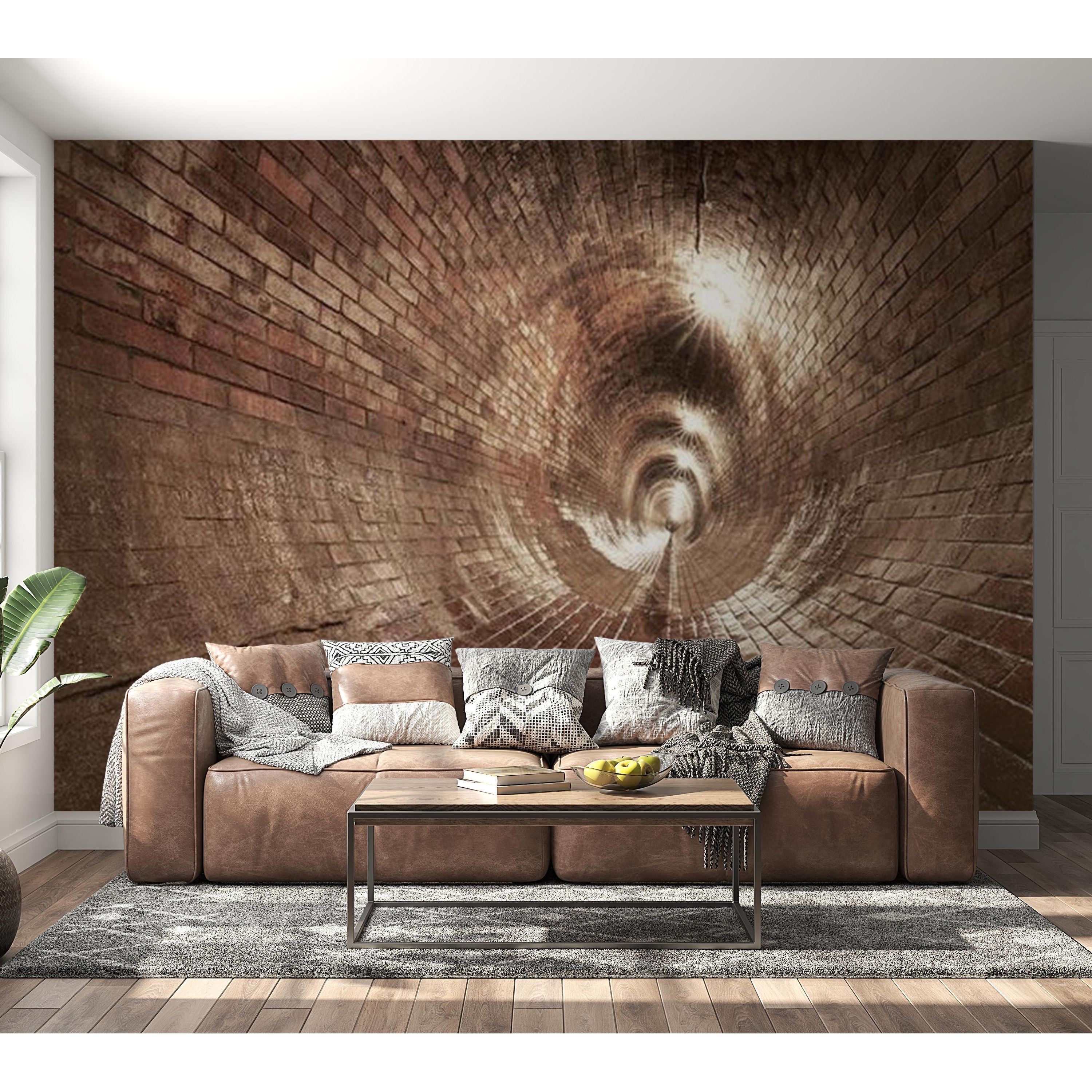 3D Illusion Non-pasted Wallpaper Wall Mural - Along The Corridor - Bed ...