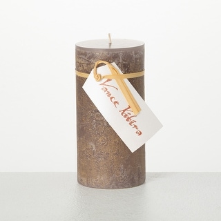 Vance Kitira Ritz Timber Pillar Candle - Bed Bath & Beyond - 38964341