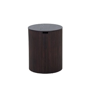 Round Coffee Table side Table End Table with storage for Living Room ...